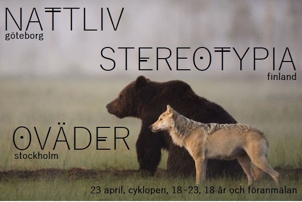 23/4: Nattliv, Stereotypia & Oväder « Cyklopen